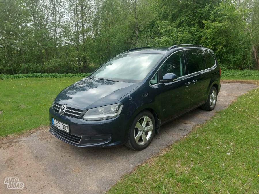 Volkswagen Sharan 2012 Ukmergė, ar dzinēja tilpumu 2.00 L un nobraukumu 400 tūkst. km par 5550 €, foto 1 vietnē AUTOMOTO.COM.LV