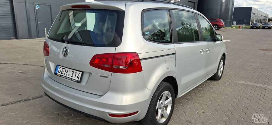 Volkswagen Sharan 2013 in Vilnius, with an engine capacity of 1.40 L and mileage of 138 thousand km for 6300 €, photo 7 on AUTOMOTO.COM.LV