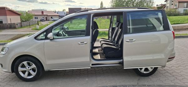Volkswagen Sharan 2013 in Vilnius, with an engine capacity of 1.40 L and mileage of 138 thousand km for 6300 €, photo 9 on AUTOMOTO.COM.LV