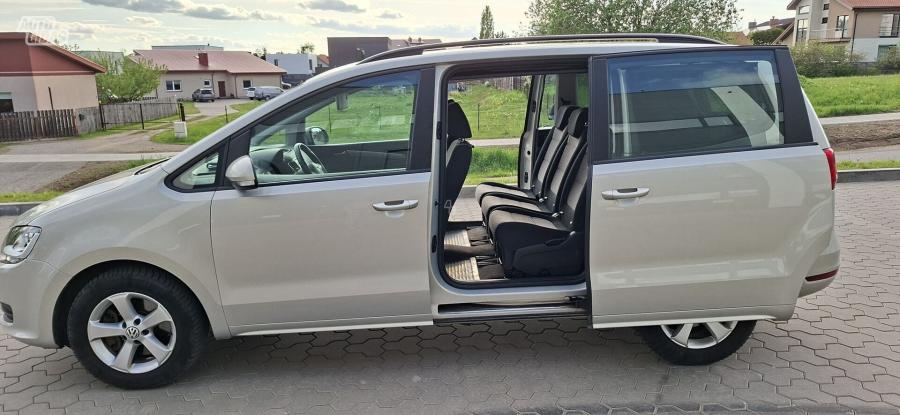 Volkswagen Sharan 2013 in Vilnius, with an engine capacity of 1.40 L and mileage of 138 thousand km for 6300 €, photo 10 on AUTOMOTO.COM.LV