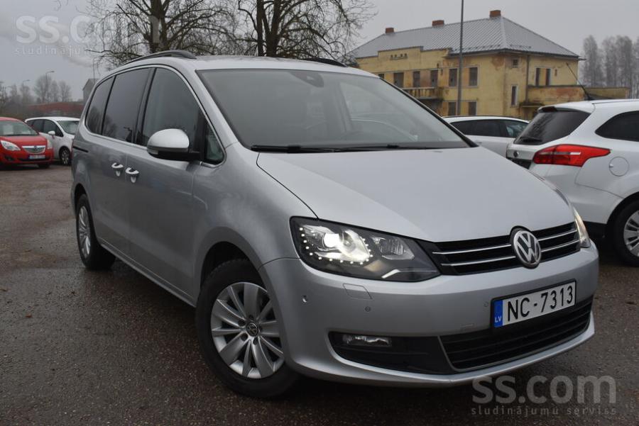 Volkswagen Sharan 2016 in Kuldiga, with an engine capacity of 2.00 L and mileage of 0 thousand km for 9550 €, photo 4 on AUTOMOTO.COM.LV