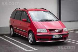 Sarkans Volkswagen Sharan 2000 Rīga, ar dzinēja tilpumu 1.80 L un nobraukumu 0 tūkst. km par 1400 €, foto 3 vietnē AUTOMOTO.COM.LV