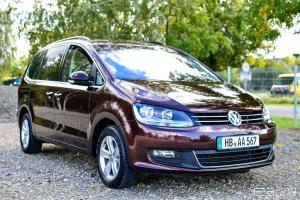 Red Volkswagen Sharan 2018 in Kretinga, with an engine capacity of 2.00 L and mileage of 278 thousand km for 13650 €, photo 5 on AUTOMOTO.COM.LV