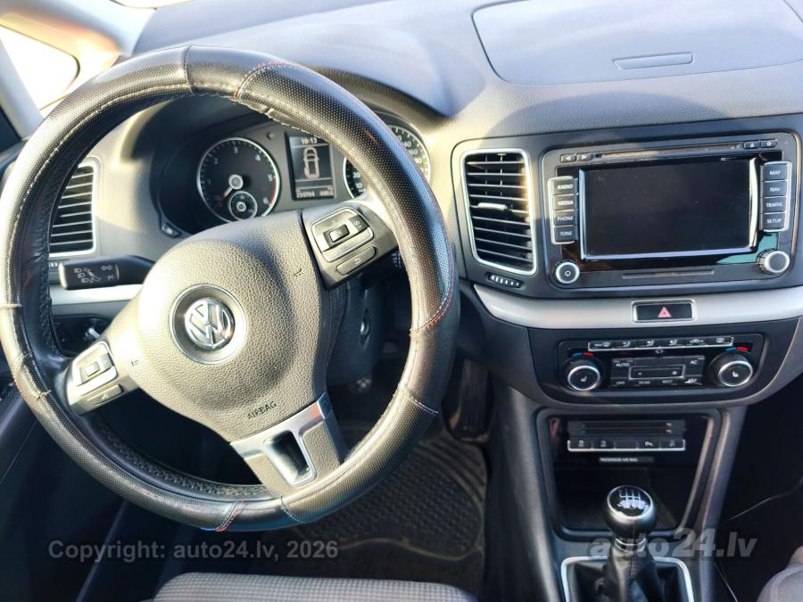 Volkswagen Sharan 2011 Tartu, ar dzinēja tilpumu 2.00 L un nobraukumu 235 tūkst. km par 10500 €, foto 12 vietnē AUTOMOTO.COM.LV