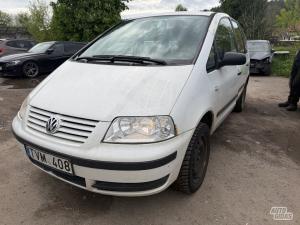 Balts Volkswagen Sharan 2002 Prienai, ar dzinēja tilpumu 1.90 L un nobraukumu 225 tūkst. km par 599 €, foto  vietnē AUTOMOTO.COM.LV