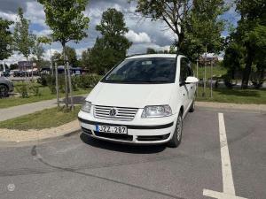 White Volkswagen Sharan 2007 in Vilnius, with an engine capacity of 1.97 L and mileage of 240 thousand km for 2200 €, photo  on AUTOMOTO.COM.LV