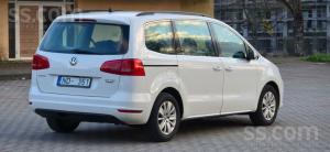 White Volkswagen Sharan 2010 in Cesis, with an engine capacity of 2.00 L and mileage of 298 thousand km for 6750 €, photo 4 on AUTOMOTO.COM.LV