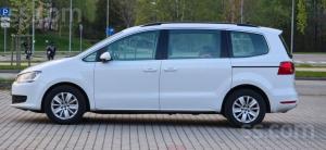 White Volkswagen Sharan 2010 in Cesis, with an engine capacity of 2.00 L and mileage of 298 thousand km for 6750 €, photo 7 on AUTOMOTO.COM.LV
