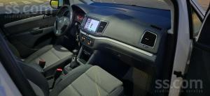 White Volkswagen Sharan 2010 in Cesis, with an engine capacity of 2.00 L and mileage of 298 thousand km for 6750 €, photo 11 on AUTOMOTO.COM.LV