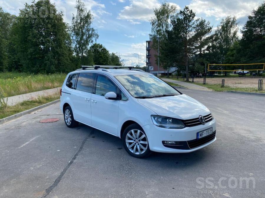 Balts Volkswagen Sharan 2011 Rīga, ar dzinēja tilpumu 2.00 L un nobraukumu 388 tūkst. km par 5100 €, foto 1 vietnē AUTOMOTO.COM.LV