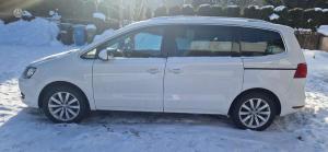 White Volkswagen Sharan 2011 in Vilnius, with an engine capacity of 1.97 L and mileage of 210 thousand km for 8500 €, photo 5 on AUTOMOTO.COM.LV