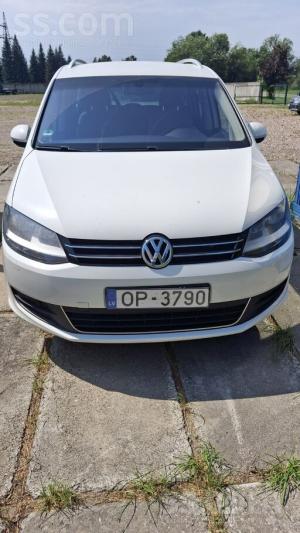 Balts Volkswagen Sharan 2011 Jelgava, ar dzinēja tilpumu 2.00 L un nobraukumu 269 tūkst. km par 7350 €, foto  vietnē AUTOMOTO.COM.LV