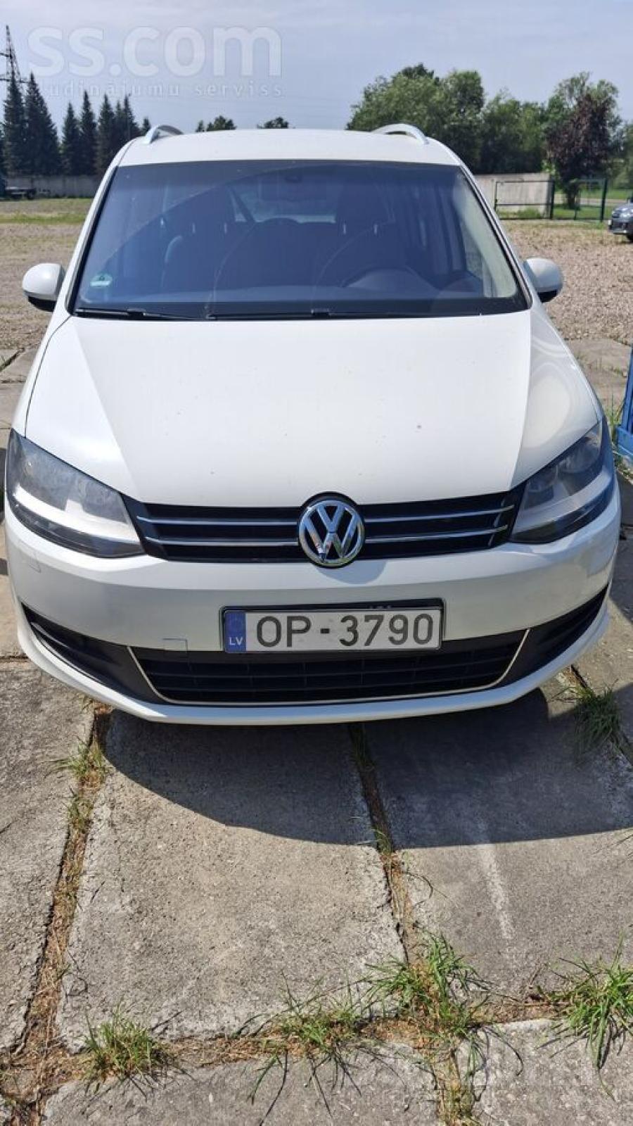 Balts Volkswagen Sharan 2011 Jelgava, ar dzinēja tilpumu 2.00 L un nobraukumu 269 tūkst. km par 7350 €, foto 1 vietnē AUTOMOTO.COM.LV