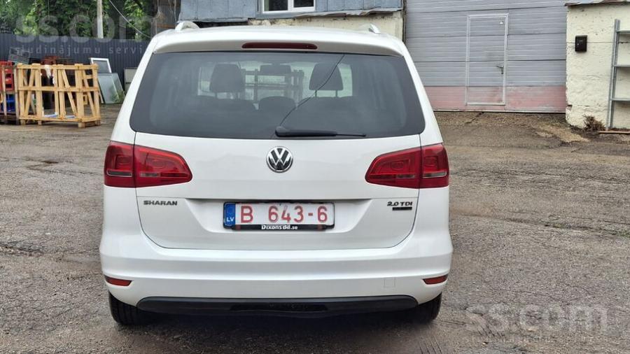 Balts Volkswagen Sharan 2011 Jelgava, ar dzinēja tilpumu 2.00 L un nobraukumu 269 tūkst. km par 7350 €, foto 4 vietnē AUTOMOTO.COM.LV