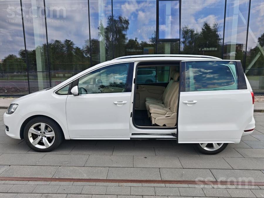 Balts Volkswagen Sharan 2011 Rīga, ar dzinēja tilpumu 2.00 L un nobraukumu 339 tūkst. km par 7000 €, foto 13 vietnē AUTOMOTO.COM.LV