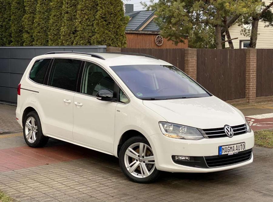 Balts Volkswagen Sharan 2012 Marijampole, ar dzinēja tilpumu 1.97 L un nobraukumu 318 tūkst. km par 7750 €, foto 1 vietnē AUTOMOTO.COM.LV