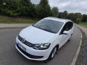 White Volkswagen Sharan 2012 in Trakai, with an engine capacity of 1.97 L and mileage of 368 thousand km for 5200 €, photo  on AUTOMOTO.COM.LV
