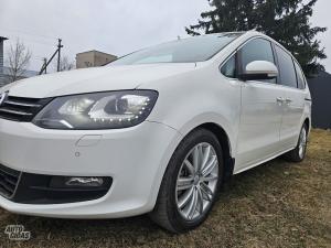 White Volkswagen Sharan 2013 in Kaisiadorys, with an engine capacity of 2.00 L and mileage of 290 thousand km for 7500 €, photo 15 on AUTOMOTO.COM.LV
