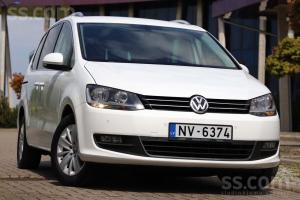 White Volkswagen Sharan 2016 in Tukums, with an engine capacity of 2.00 L and mileage of 257 thousand km for 10990 €, photo 25 on AUTOMOTO.COM.LV