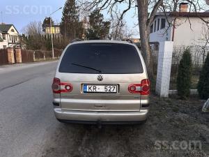 Dzeltens Volkswagen Sharan 2007 Jūrmala, ar dzinēja tilpumu 1.90 L un nobraukumu 270 tūkst. km par 300 €, foto 5 vietnē AUTOMOTO.COM.LV