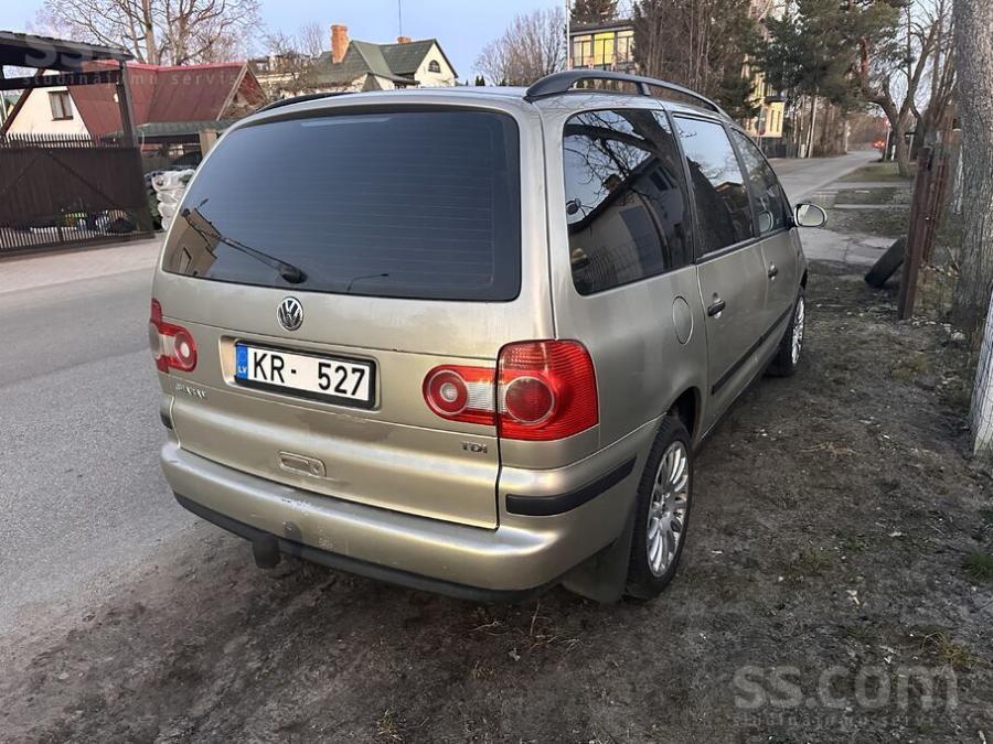 Dzeltens Volkswagen Sharan 2007 Jūrmala, ar dzinēja tilpumu 1.90 L un nobraukumu 270 tūkst. km par 300 €, foto 6 vietnē AUTOMOTO.COM.LV