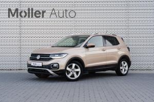 Beige Volkswagen T-Cross 2019 in Marupe, with an engine capacity of 1.00 L and mileage of 67 thousand km for 17900 €, photo  on AUTOMOTO.COM.LV