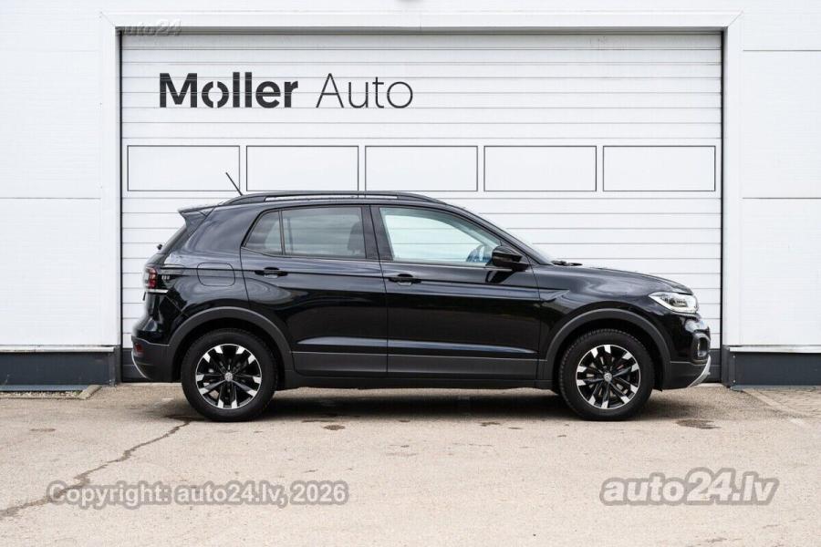 Black Volkswagen T-Cross 2019 in Riga, with an engine capacity of 1.00 L and mileage of 86 thousand km for 13250 €, photo 4 on AUTOMOTO.COM.LV