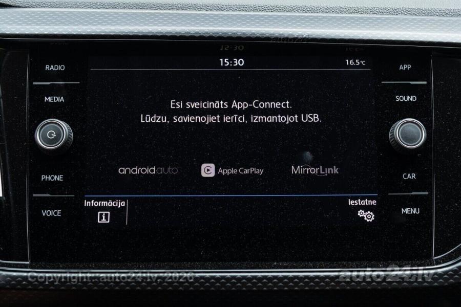 Black Volkswagen T-Cross 2019 in Riga, with an engine capacity of 1.00 L and mileage of 86 thousand km for 13250 €, photo 12 on AUTOMOTO.COM.LV