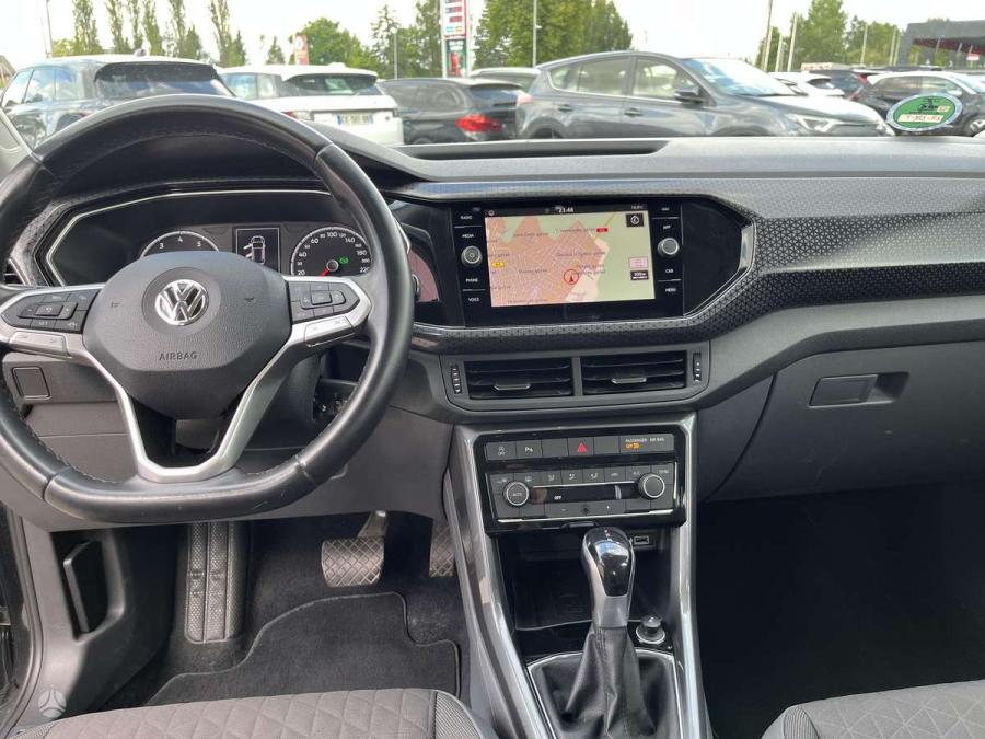 Черный Фольксваген T-Cross 2019 в Таураге, объемом двигателя 1.00 л и пробегом 241 тыс. км за 9300 €, фото 14 на AUTOMOTO.COM.LV