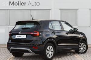 Black Volkswagen T-Cross 2019 in Ventspils, with an engine capacity of 1.00 L and mileage of 46 thousand km for 13450 €, photo 6 on AUTOMOTO.COM.LV