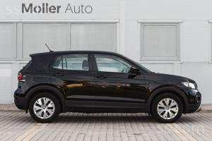 Black Volkswagen T-Cross 2019 in Ventspils, with an engine capacity of 1.00 L and mileage of 46 thousand km for 13450 €, photo 7 on AUTOMOTO.COM.LV