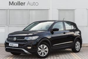 Melns Volkswagen T-Cross 2019 Ventspils, ar dzinēja tilpumu 1.00 L un nobraukumu 46 tūkst. km par 13450 €, foto  vietnē AUTOMOTO.COM.LV