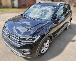 Black Volkswagen T-Cross 2020 in Panevezys, with an engine capacity of 1.00 L and mileage of 103 thousand km for 6500 €, photo  on AUTOMOTO.COM.LV