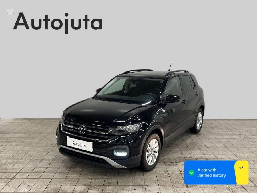 Black Volkswagen T-Cross 2021 in Kaunas, with an engine capacity of 1.00 L and mileage of 69 thousand km for 15800 €, photo 1 on AUTOMOTO.COM.LV