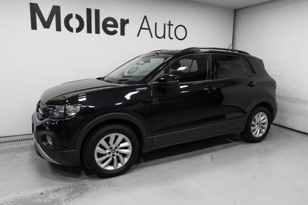 Black Volkswagen T-Cross 2021 in Vilnius, with an engine capacity of 1.00 L and mileage of 44 thousand km for 14950 €, photo 3 on AUTOMOTO.COM.LV