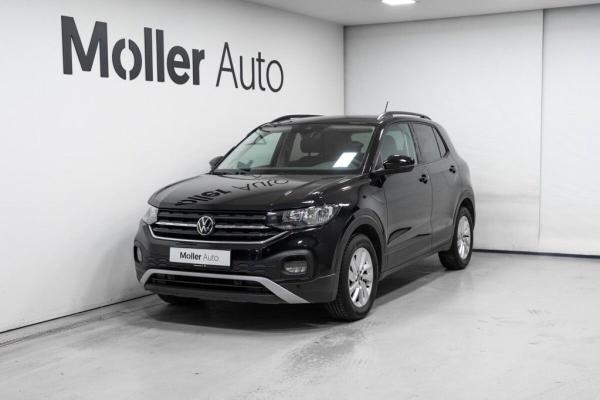Black Volkswagen T-Cross 2021 in Vilnius, with an engine capacity of 1.00 L and mileage of 44 thousand km for 14950 €, photo 1 on AUTOMOTO.COM.LV