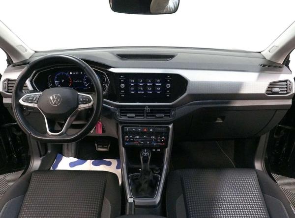 Melns Volkswagen T-Cross 2022 Kauņa, ar dzinēja tilpumu 1.00 L un nobraukumu 27 tūkst. km par 24830 €, foto 7 vietnē AUTOMOTO.COM.LV