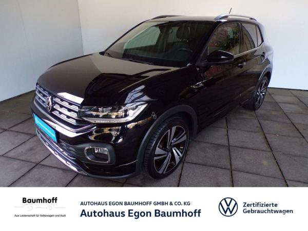 Black Volkswagen T-Cross 2022 in Kaunas, with an engine capacity of 0.00 L and mileage of 24 thousand km for 24809 €, photo 1 on AUTOMOTO.COM.LV