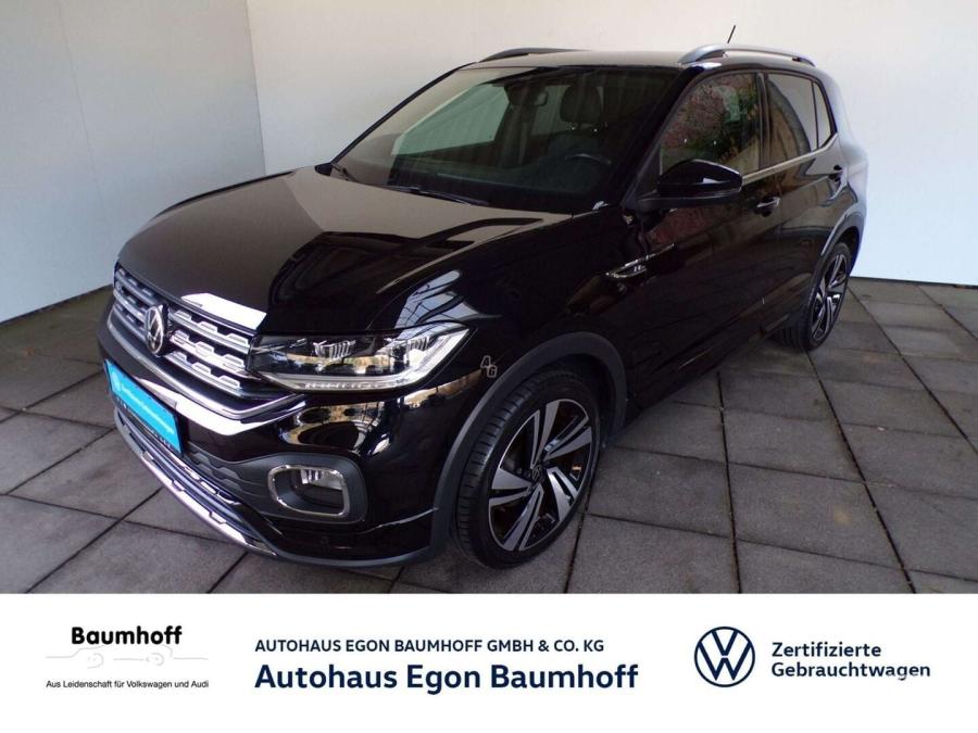 Black Volkswagen T-Cross 2022 in Kaunas, with an engine capacity of 0.00 L and mileage of 24 thousand km for 24809 €, photo 1 on AUTOMOTO.COM.LV