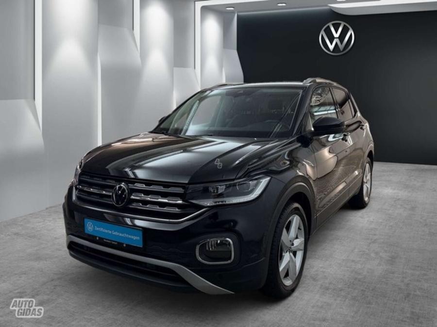Black Volkswagen T-Cross 2022 in Kaunas, with an engine capacity of 1.00 L and mileage of 45 thousand km for 21658 €, photo 1 on AUTOMOTO.COM.LV