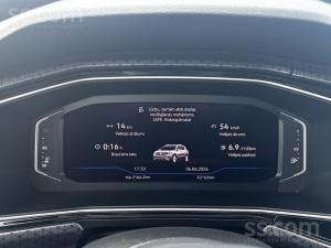 Black Volkswagen T-Cross 2022 in Riga, with an engine capacity of 1.00 L and mileage of 32 thousand km for 16900 €, photo 8 on AUTOMOTO.COM.LV