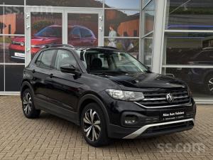 Black Volkswagen T-Cross 2022 in Valmiera, with an engine capacity of 1.00 L and mileage of 68 thousand km for 16700 €, photo  on AUTOMOTO.COM.LV