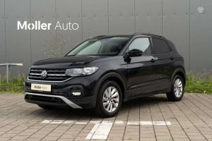 Black Volkswagen T-Cross 2022 in Vilnius, with an engine capacity of 1.00 L and mileage of 114 thousand km for 16900 €, photo  on AUTOMOTO.COM.LV