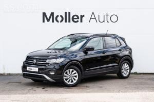 Black Volkswagen T-Cross 2022 in Riga, with an engine capacity of 1.00 L and mileage of 48 thousand km for 17900 €, photo  on AUTOMOTO.COM.LV