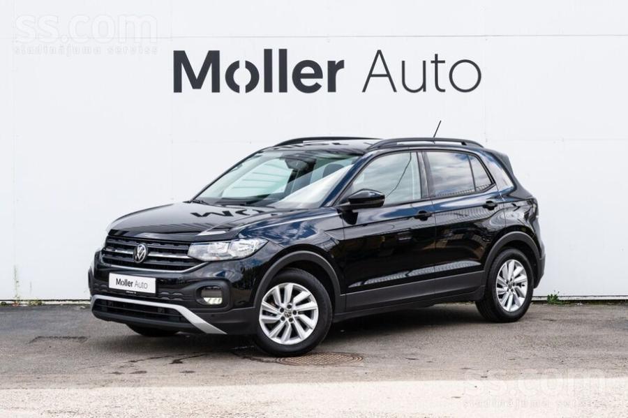 Melns Volkswagen T-Cross 2022 Rīga, ar dzinēja tilpumu 1.00 L un nobraukumu 48 tūkst. km par 17900 €, foto 1 vietnē AUTOMOTO.COM.LV