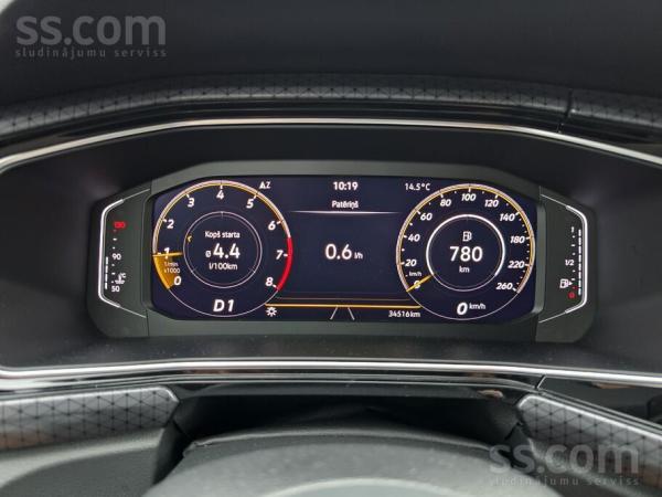Black Volkswagen T-Cross 2022 in Riga, with an engine capacity of 1.00 L and mileage of 34 thousand km for 18900 €, photo 10 on AUTOMOTO.COM.LV