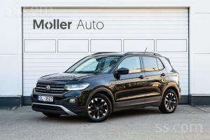 Black Volkswagen T-Cross 2022 in Riga, with an engine capacity of 1.00 L and mileage of 123 thousand km for 15950 €, photo  on AUTOMOTO.COM.LV