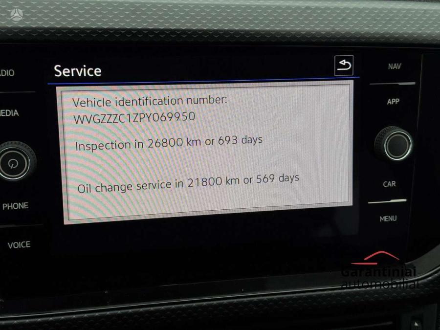 Черный Фольксваген T-Cross 2023 в Вильнюс, объемом двигателя 1.00 л и пробегом 94 тыс. км за 17950 €, фото 22 на AUTOMOTO.COM.LV