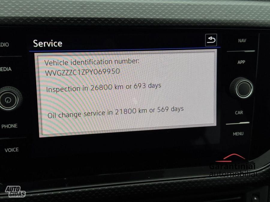 Черный Фольксваген T-Cross 2023 в Авиженяй, объемом двигателя 1.00 л и пробегом 94 тыс. км за 17950 €, фото 22 на AUTOMOTO.COM.LV