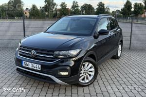 Melns Volkswagen T-Cross 2023 Jelgava, ar dzinēja tilpumu 1.00 L un nobraukumu 0 tūkst. km par 16750 €, foto 3 vietnē AUTOMOTO.COM.LV